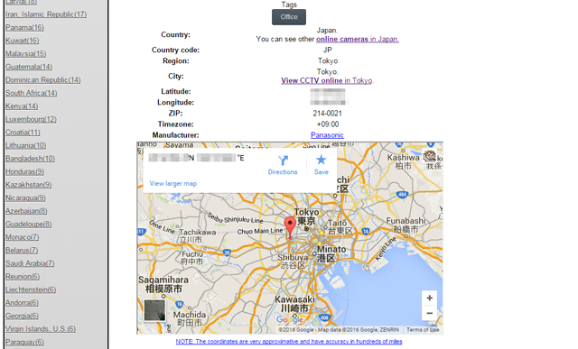 知らない間に全世界に晒されているかも!?～世界中の防犯カメラ映像を盗み見るサイト「Insecam」が再び話題に - ネタとぴ