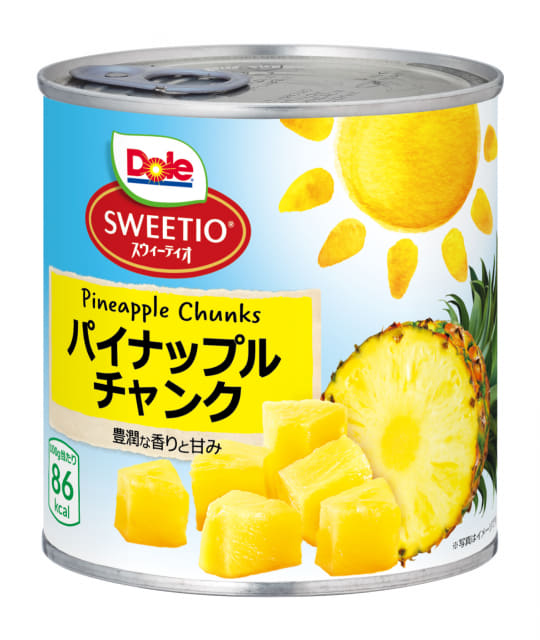 ドール初の高級パイン缶が登場! 長期熟成で砂糖不使用でも豊潤な甘さの「スウィーティオパイナップル ゴールド缶」が本日5日(月)発売～「鮭の ...