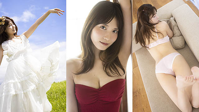 AKB48“おめぐ”こと谷口めぐが純白やピンクのランジェリー、ビキニなど本格的なグラビアに大胆に挑戦! 1st写真集「可愛さの理由」の先行カット解禁～「谷口めぐの可愛さを上手に説明できますか ...