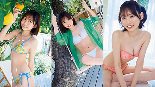10頭身レースクイーン・八伏紗世さんが美しすぎるクビレを紐ビキニや真っ赤なワンピース水着姿で披露 「ヤングアニマルweb」で無料グラビア「夏